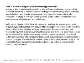 Top 20 Manual Testing Interview Questions and Answers in 2023.pptx ...