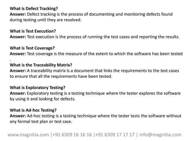 Top 20 Manual Testing Interview Questions and Answers in 2023.pptx ...
