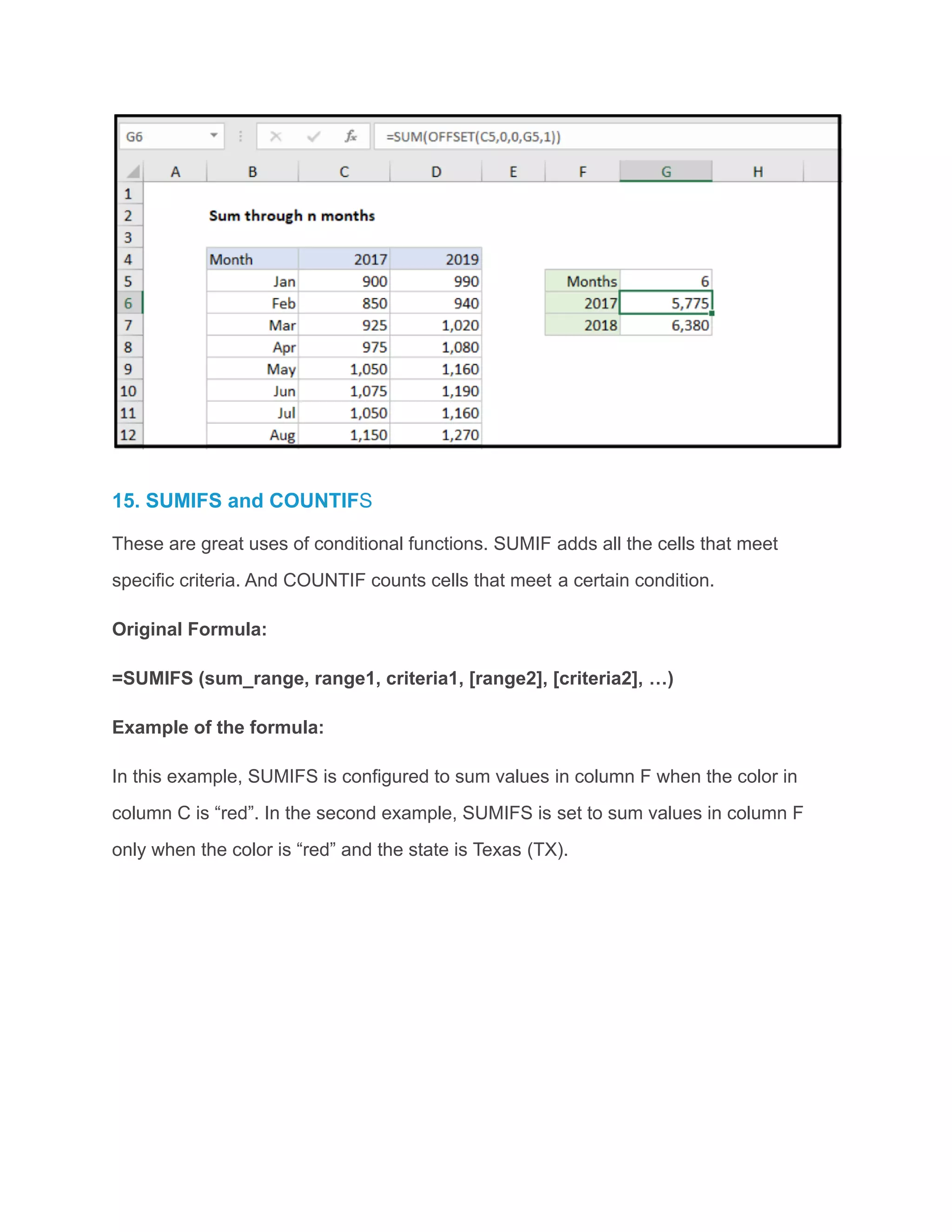 Top 20 microsoft excel formulas you must know | PDF