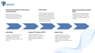 Top 20 Mid-Cap Dividend Stocks To Buy In India For 2023 | PDF