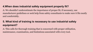 Top 20 Must-Have Industrial Safety Equipment for Every Workplace | PPTX