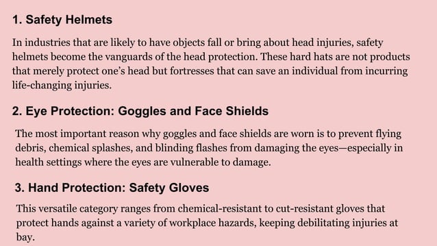 Top 20 must-Have Industrial Safety Equipment for Every Workplace | PDF