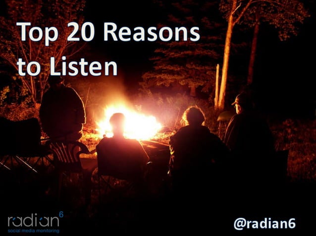 Top 20 Reasons To Listen | PPT