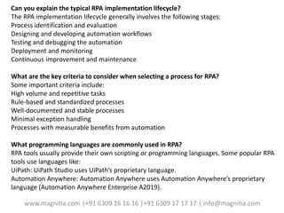 Top 20 RPA Interview Questions & Answers in 2023.pptx