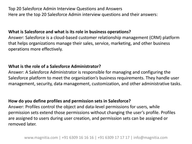 Top 20 Salesforce Admin Interview Questions and Answers in 2023.pptx