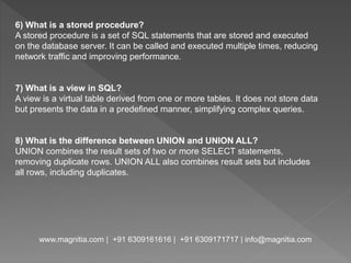 Top 20 SQL interview questions & Answers for Testers 2023.pptx