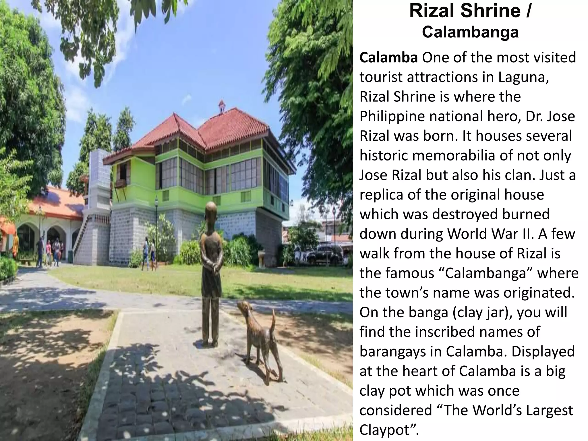 Top 20 tourist attractions in lalaguna | PPTX | South America Travel ...