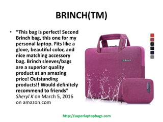 Top 20 Women's Laptop Bags Customer Reviews | PPTX