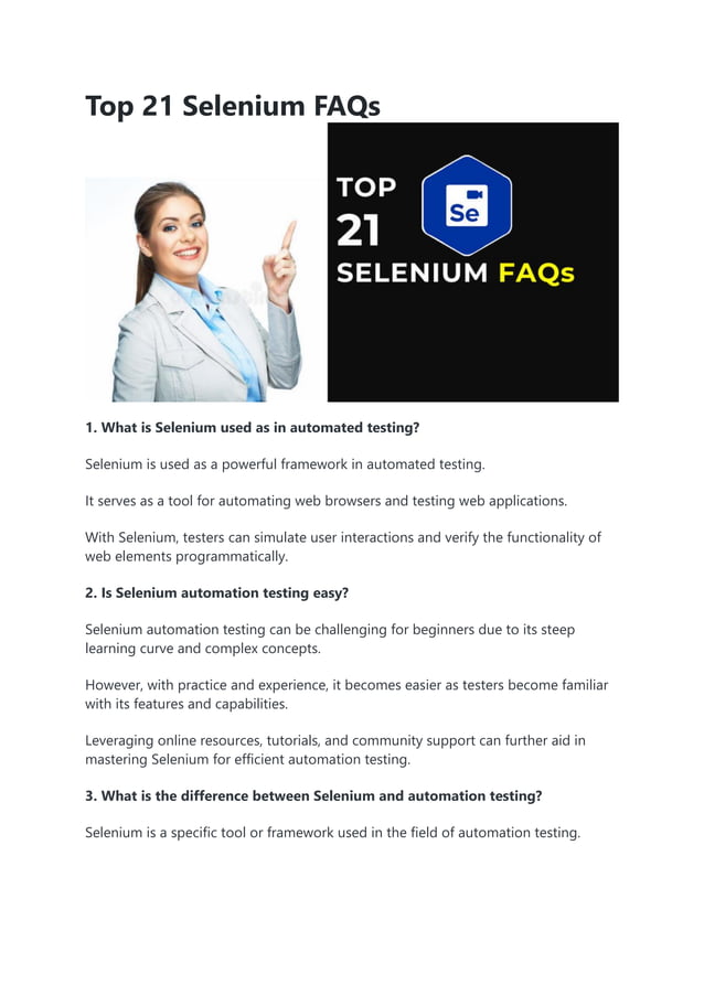 Top 21 Selenium FAQs.pdf