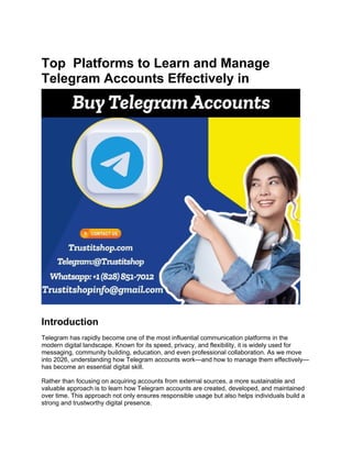 Top 21 Sites to Buy Telegram Accounts Securely in 2026.docx