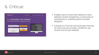 Top 21 tools to collect and manage visual feedback | PPT