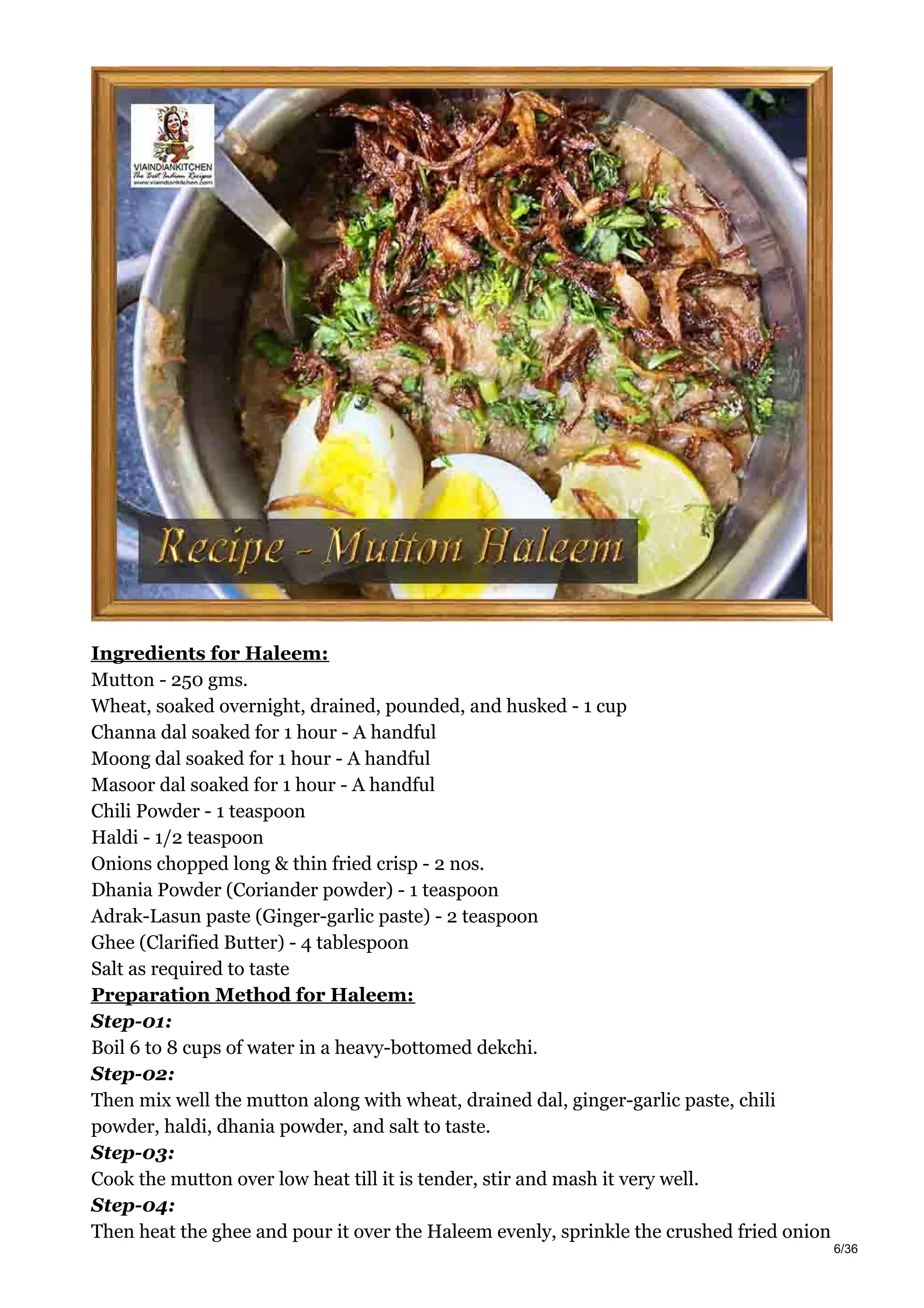 Top 22 healthy and traditional homemade mutton recipes | PDF