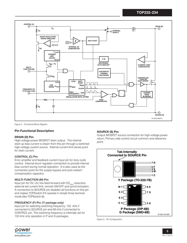 Original Power Supply IC TOP233YN TOP233Y TOP233 TO-220-7 New Power ...