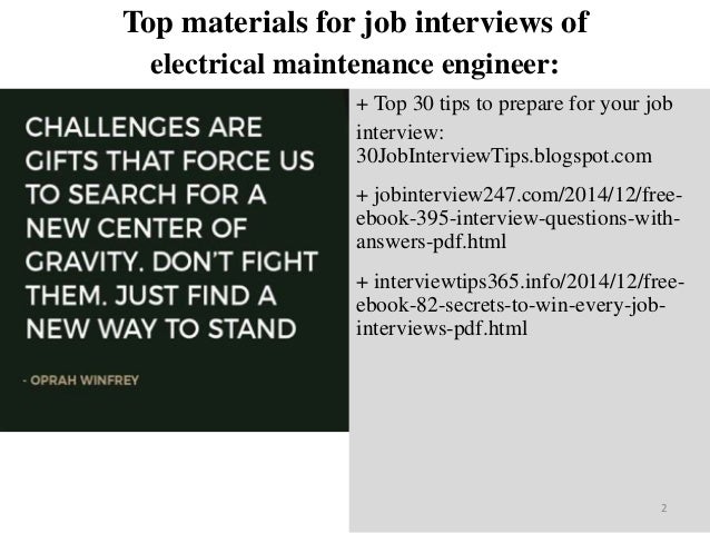 Top 25 Electrical Maintenance Engineer Interview Questions And Answer top-25-electrical-maintenance-engineer-interview-questions-and-answer