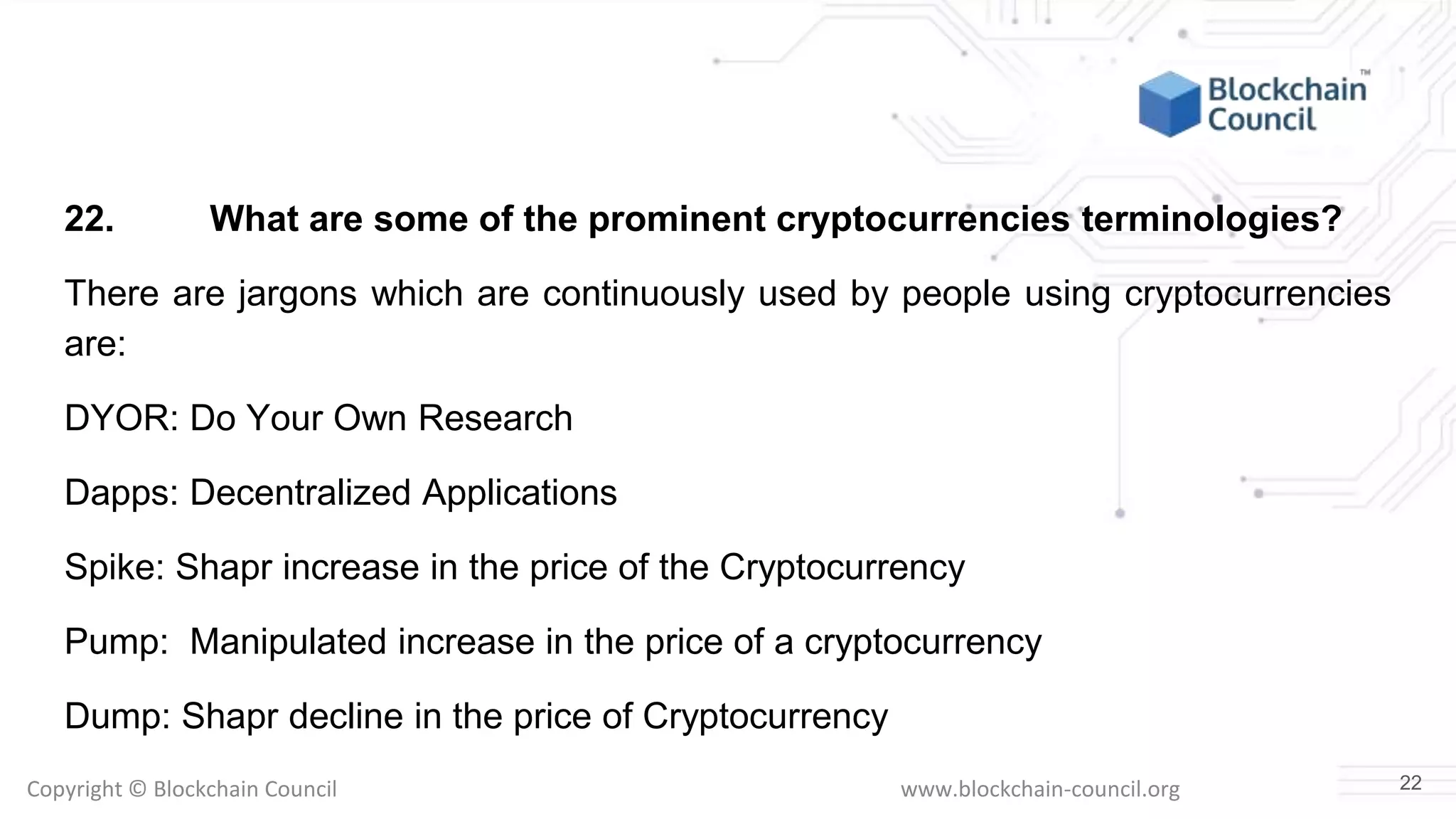 Top 25 Questions And Answer About Cryptocurrency | PPT
