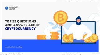 Top 25 Questions And Answer About Cryptocurrency | PPT