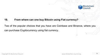 Top 25 Questions And Answer About Cryptocurrency | PPT