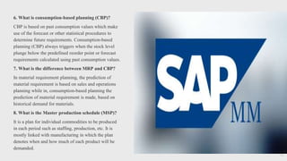 Top 25 sap mm interview questions and answers | PPTX
