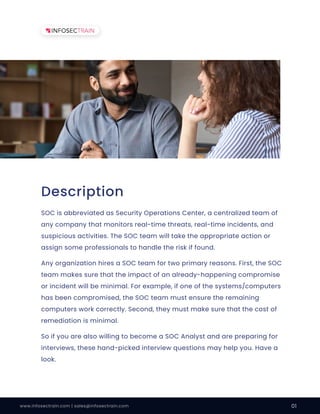 Top 25 SOC Analyst interview questions.pdf | Information and Network ...