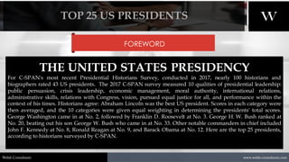 Top 25 US Presidents | PDF