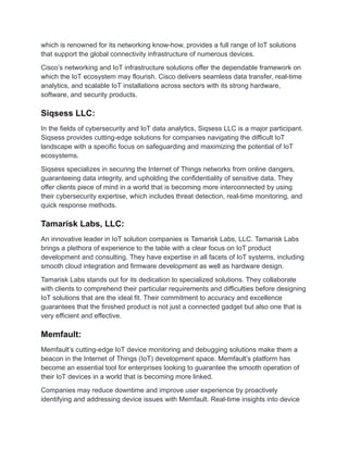 Top 30 Internet Of Things (IoT) Companies In The USA.pdf