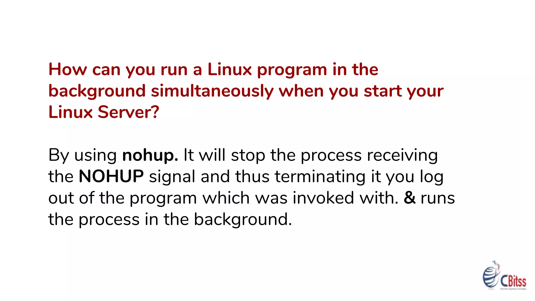 Top 30 linux interview questions & Answers | PPT