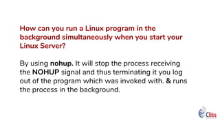 Top 30 linux interview questions & Answers | PPT