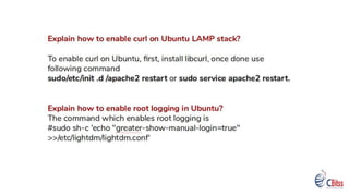 Top 30 linux interview questions & Answers | PPT