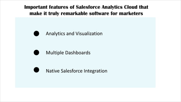 Top 3 Capabilities Of Salesforce Analytics Cloud | PPT | Free Download