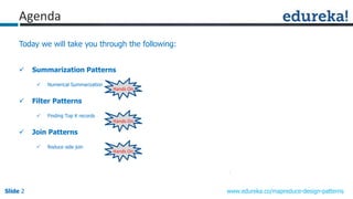 Top 3 design patterns in Map Reduce | PPT