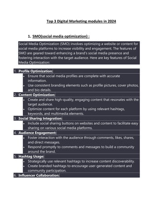 Top 3 Digital Marketing modules in 2024.pdf