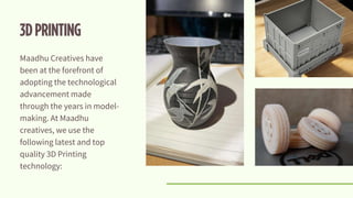 Top 3D Miniature Model Making Company by Maadhu Creatives.pptx