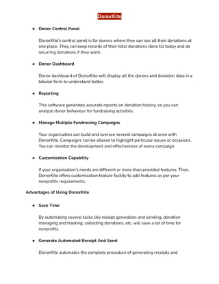 Donation Receipt Generator Software: Top 3 Used By Nonprofits | PDF