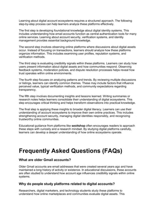 Top 3 Platforms for Buying Old Gmail Accounts | DOCX