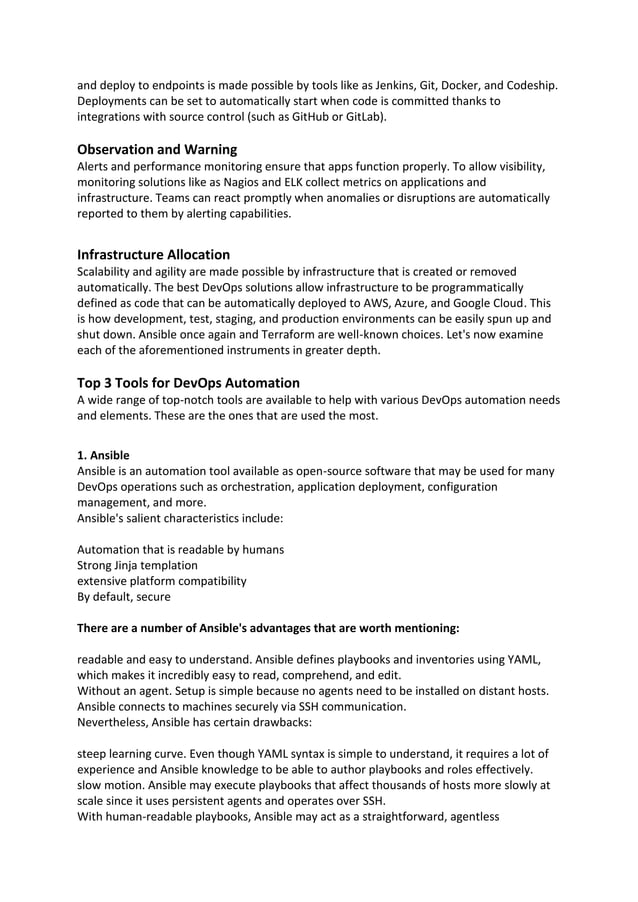 Top 3 Useful Tools For Devops Automation Pdf