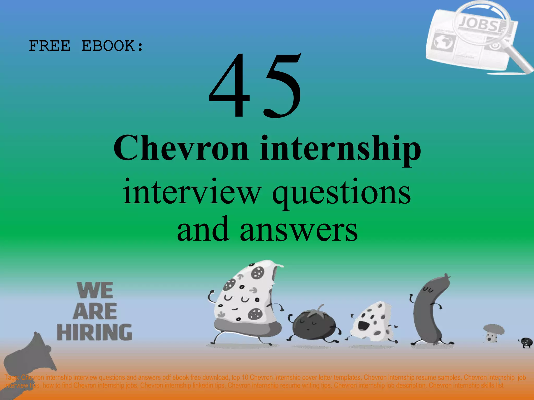 Top 45 chevron internship interview questions and answers pdf | PPTX