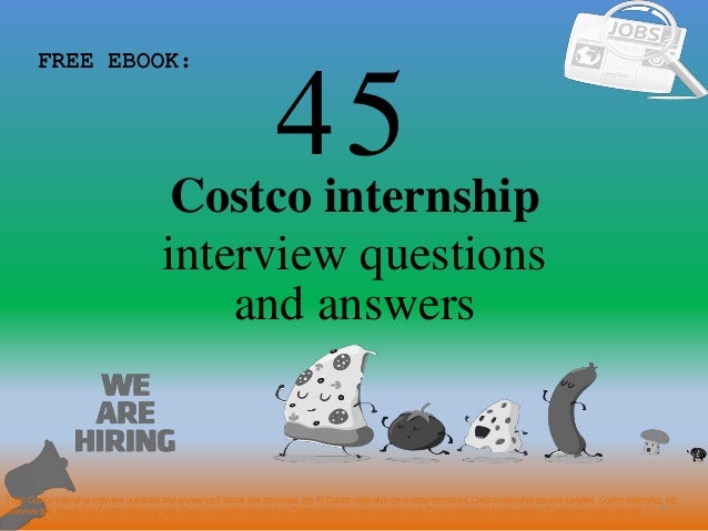 Top 45 costco internship interview questions and answers pdf