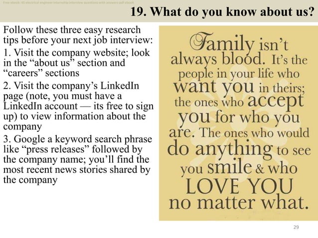 Top 45 electrical engineer internship interview questions and answers ...