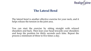 Top 4 Cervical Disc Herniation Exercises That Help Relieve Pain | PPT
