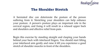 Top 4 Cervical Disc Herniation Exercises That Help Relieve Pain | PPTX