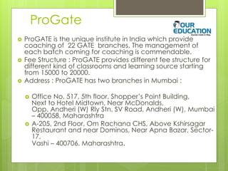 Top 4 gate coaching institute in mumbai | PPT