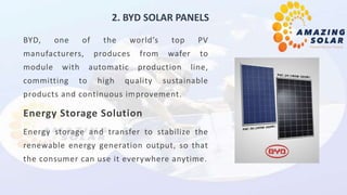 Top 4 solar panels by amazing solar | PPT