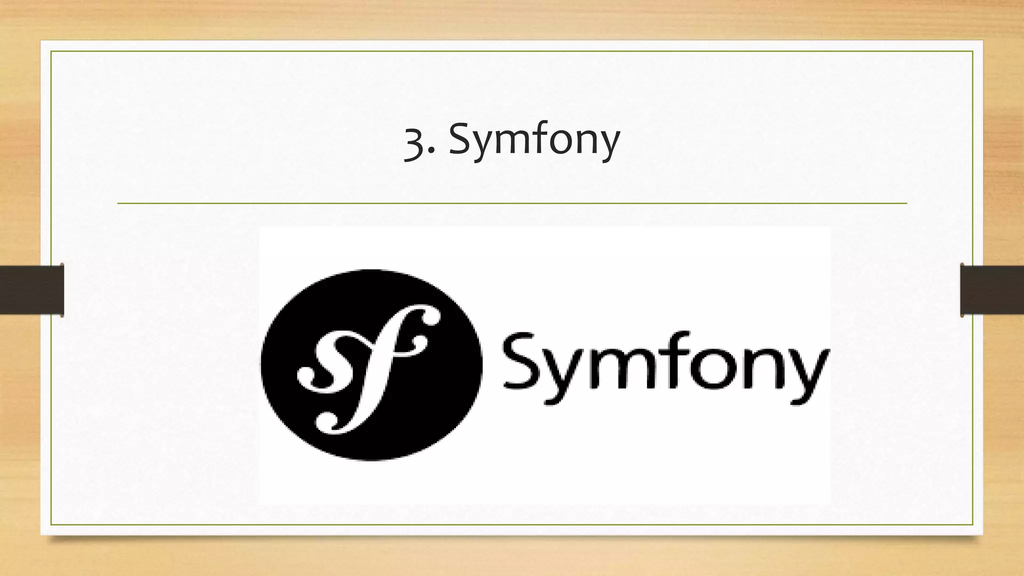 Top 5 Php Framework Pptx Programming Languages Computing