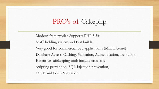 Top 5 Php Framework Pptx Programming Languages Computing 0961