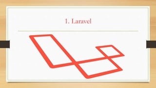 Top 5 php framework | PPTX | Programming Languages | Computing