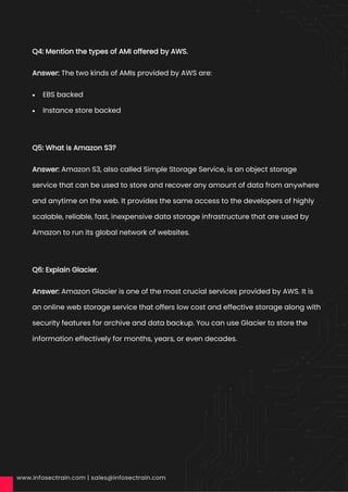 Top 50 AWS Interview Questions and Answers.pdf | Cloud Computing | Internet