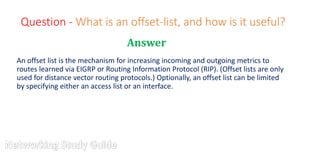 EIGRP interview questions and answers part 2 | PPTX