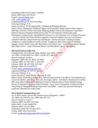 Top 50 Indian Advertising Agencies Contact Details | PDF