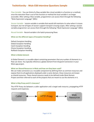 Top 50 MuleSoft interview questions | PDF | Programming Languages | Computing