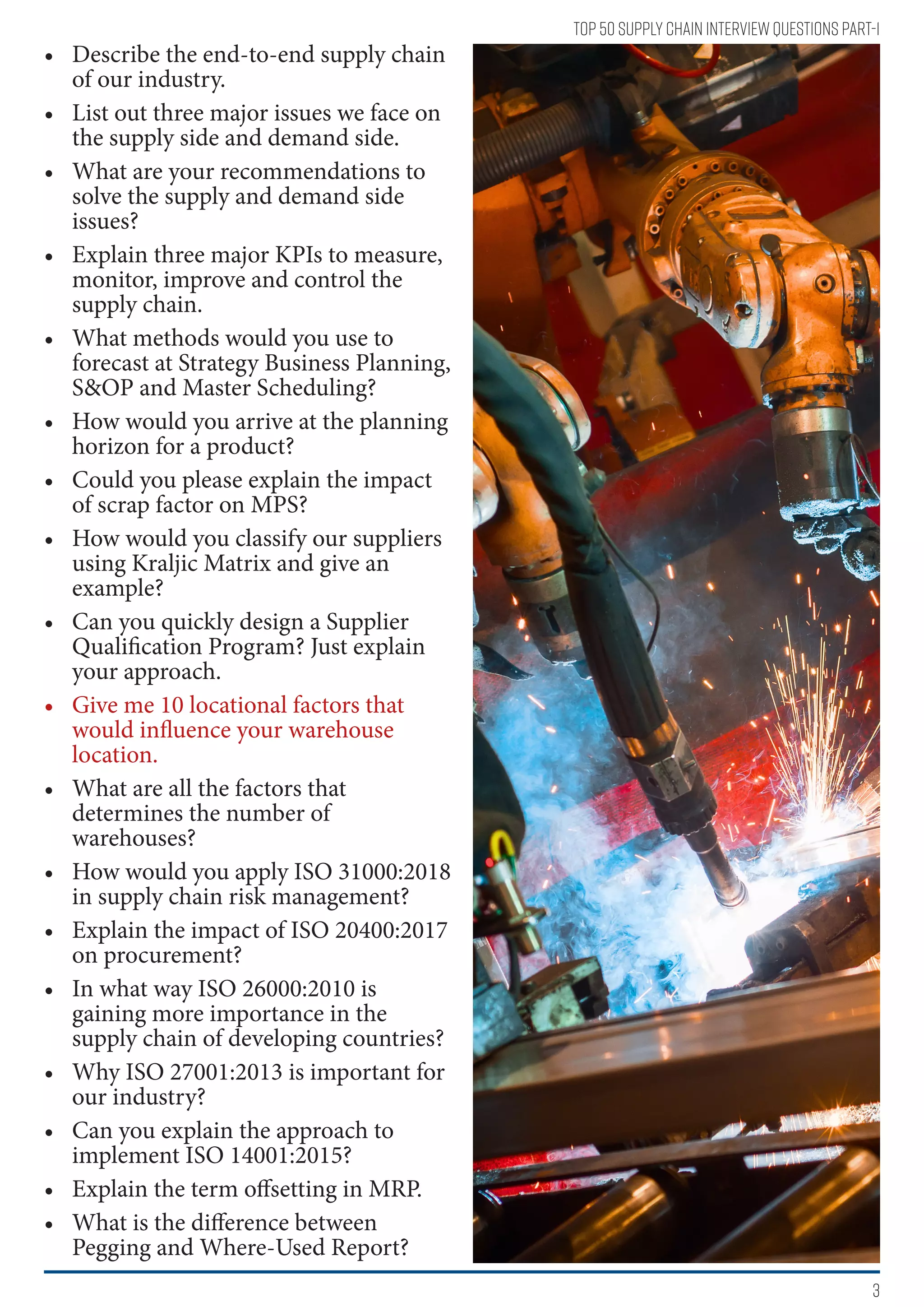 Top 50 scm interview questions part 1-201205 | PDF
